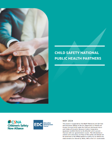 Child Safety National Public Health Partners Resource Guide | Children ...